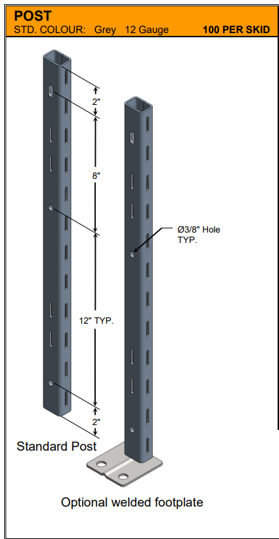 EZ-Rect Type 1 Post – Wearing Williams